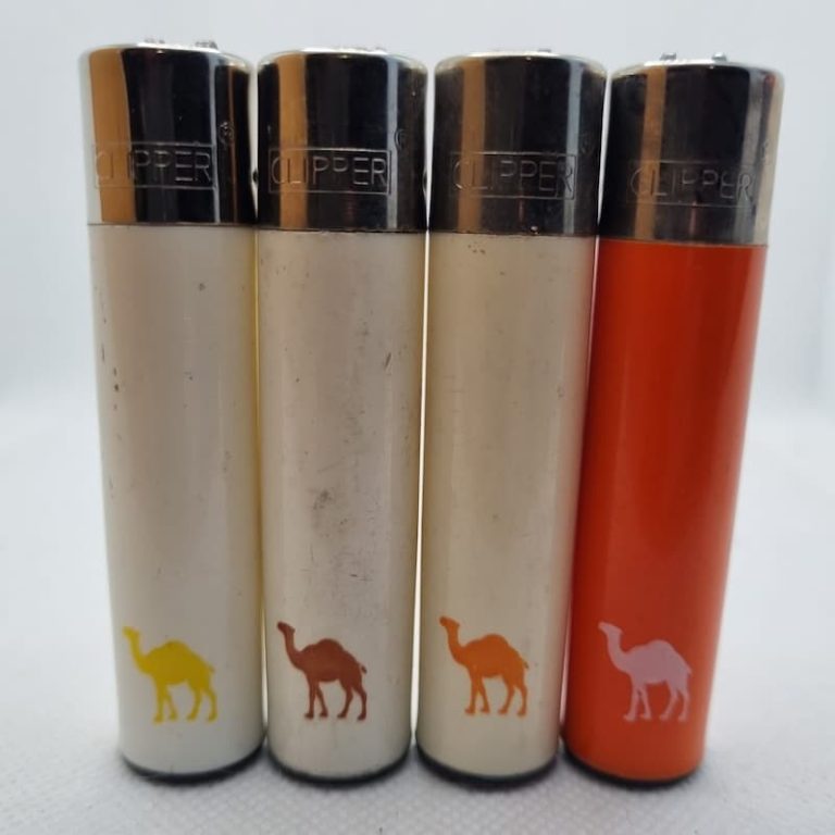 VINTAGE CAMEL CLIPPER LIGHTERS MADE IN SPAIN